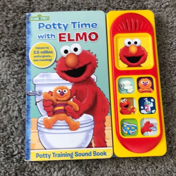 Toys | Potty Time With Elmo Sound And Interactive Book Sesame Street ...